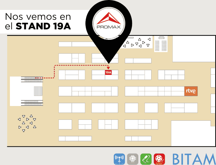 Invitación para el salón BITAM en Madrid