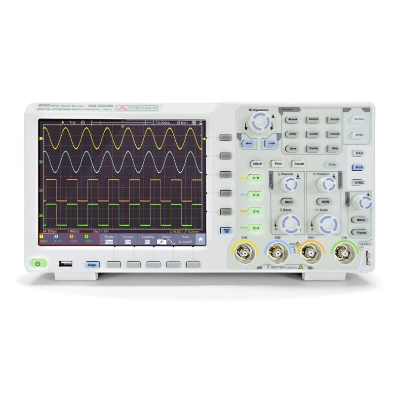 Comprar osciloscopio táctil de 200 MHz